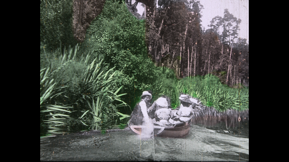 Early footage of the timeless natural scenery of Aotearoa
